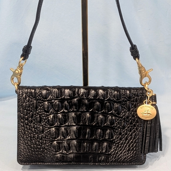 Brahmin | Bags | Nwot Brahmin Amelia Crossbody In Black | Poshmark